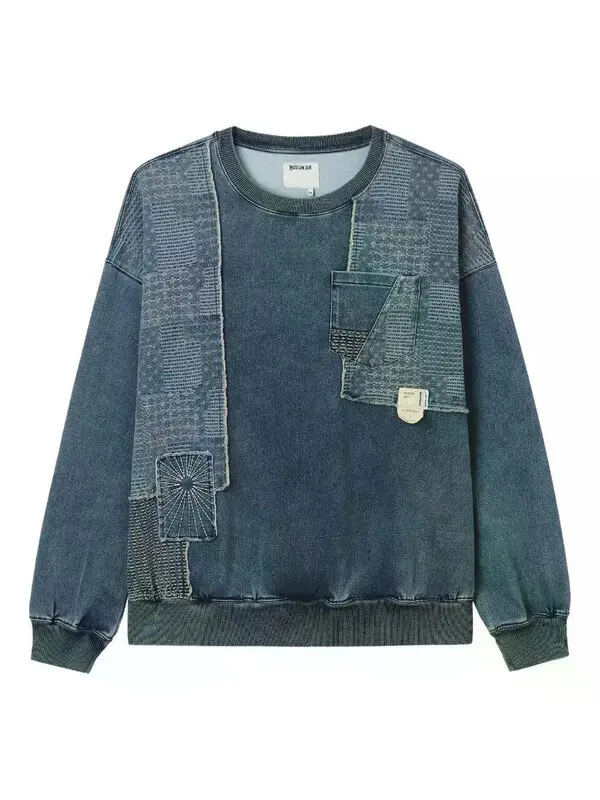 MUSIUM DIV. Patchwork Pocket Sweatshirt