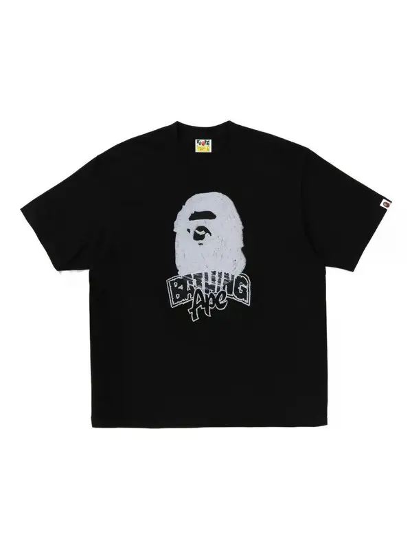 A BATHING APE Graphic T-shirt - Black