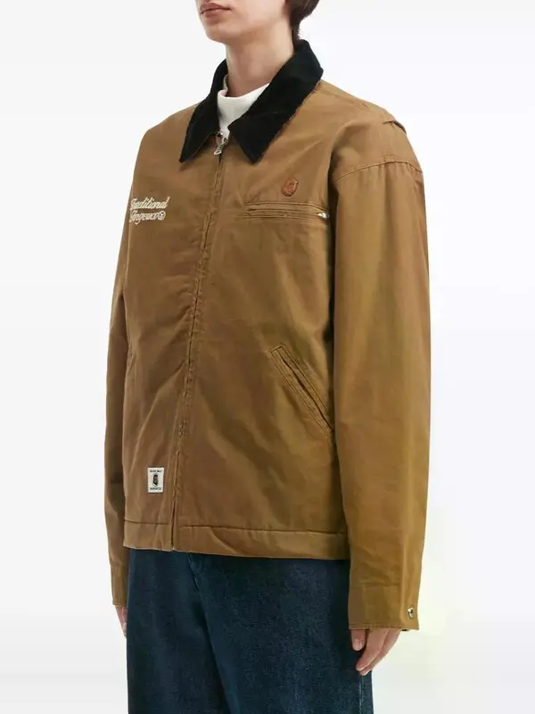 FINGERCROXX Corduroy-collar Jacket