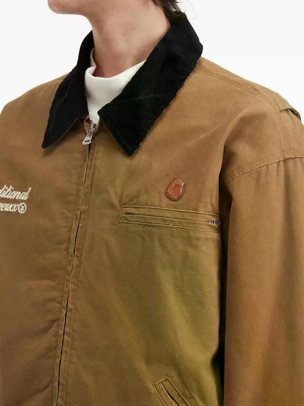 FINGERCROXX Corduroy-collar Jacket
