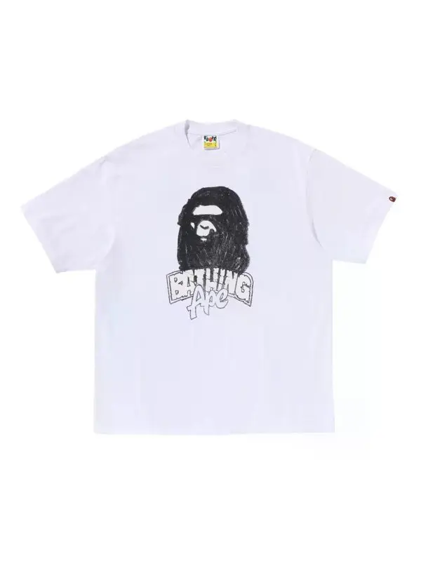A BATHING APE Graphic T-shirt - White