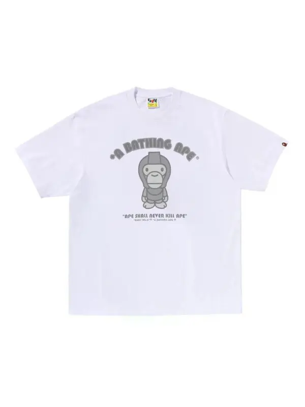 A BATHING APE Graphic T-shirt - White