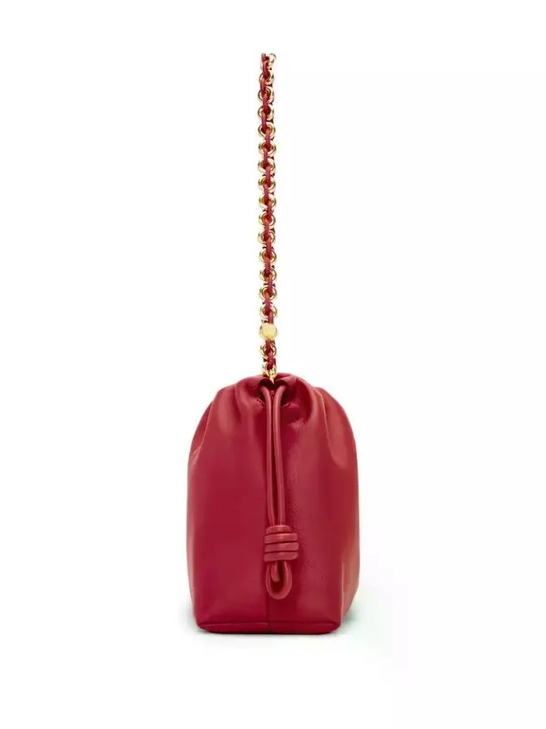 Loewe Flamenco Chain Handle Medium Shoulder Bag - Red