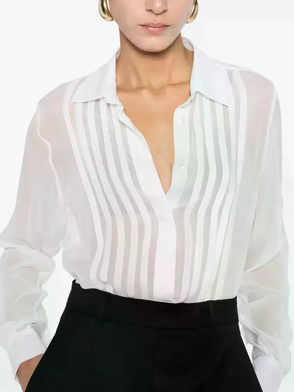 Tagliatore Pleated Detail Shirt