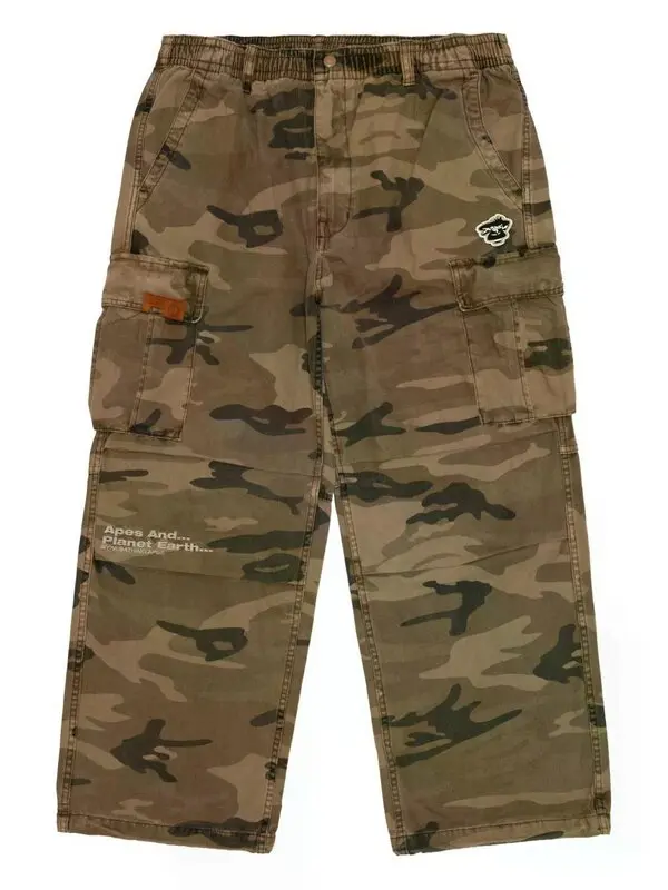 AAPE BY *A BATHING APE® Camouflage-pattern Trousers