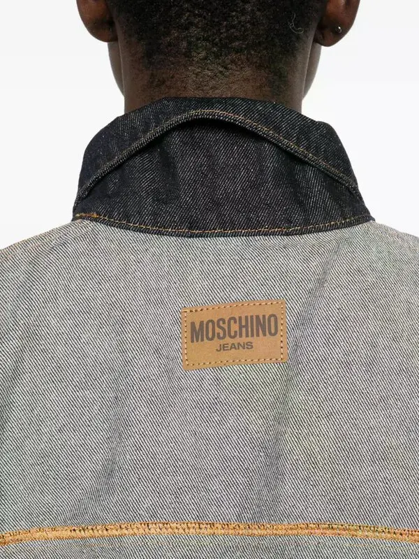 Moschino Contrast-stitching Denim Trucker Jacket