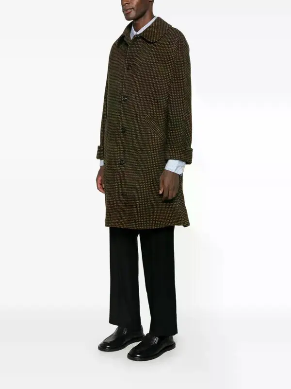 BODE Hedgerow Buttoned Coat - Green