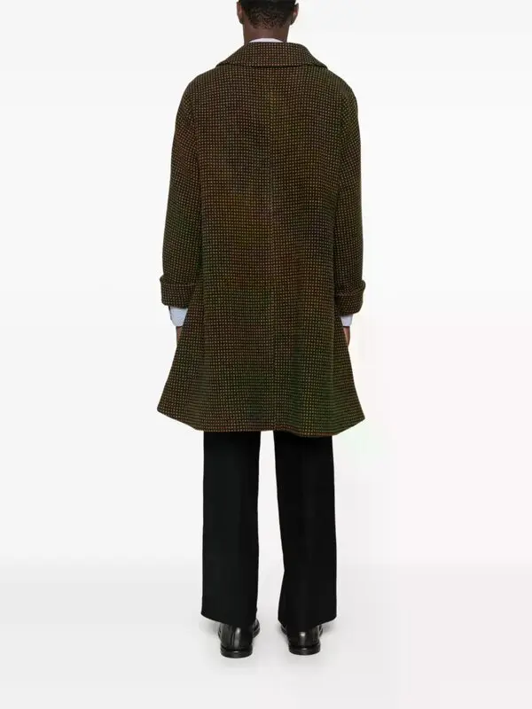 BODE Hedgerow Buttoned Coat - Green