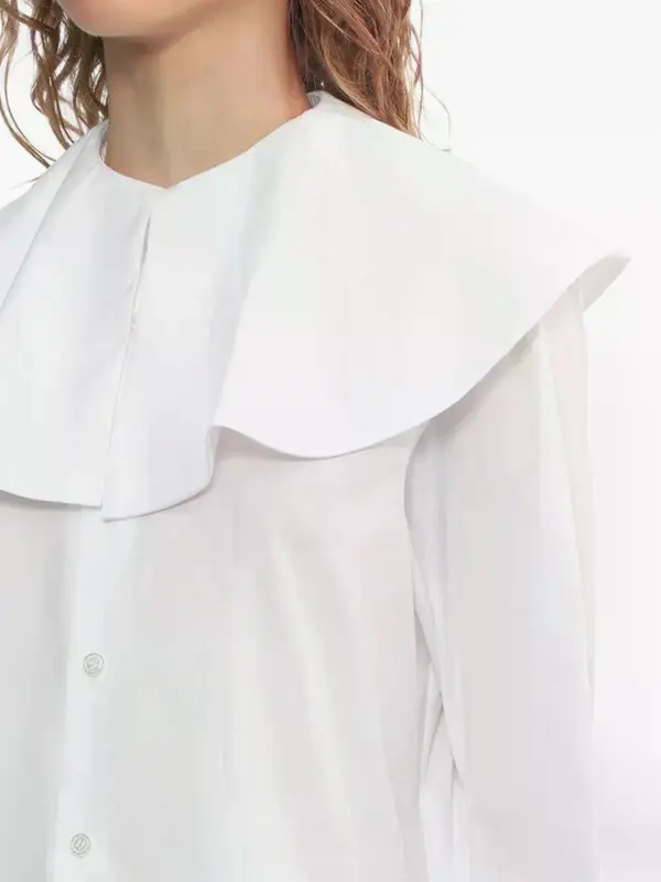 Noir Kei Ninomiya Ruffled-collar Blouse