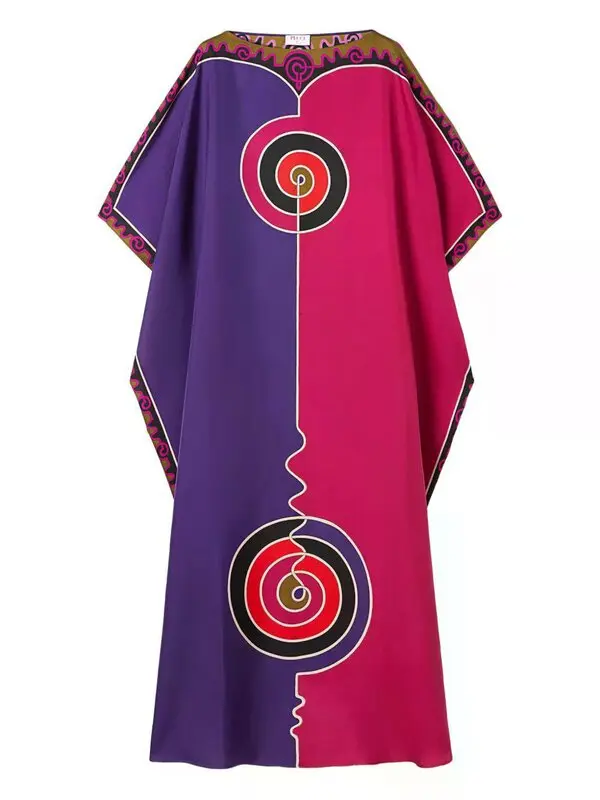 Emilio Pucci Astro-print Maxi Dress