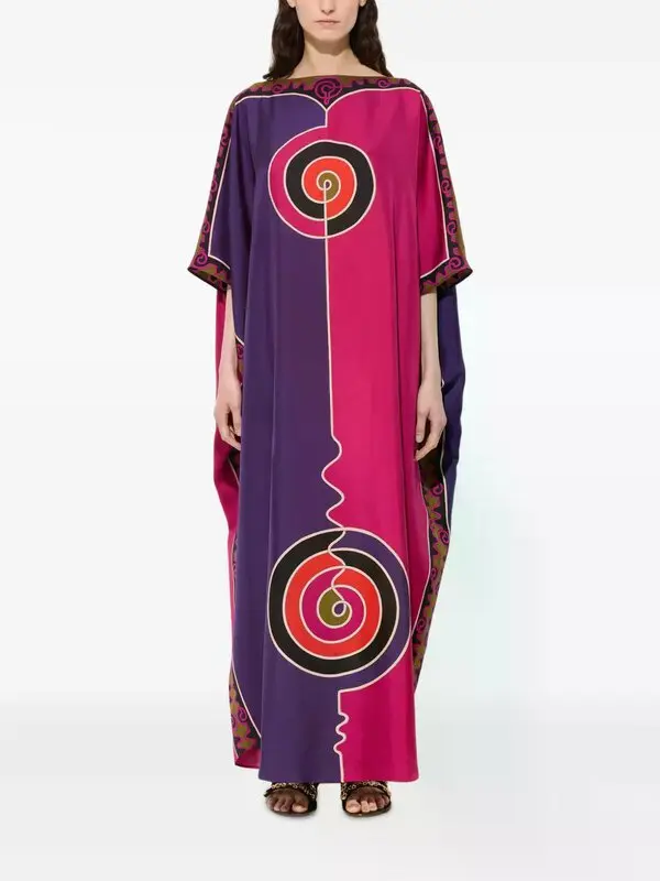 Emilio Pucci Astro-print Maxi Dress
