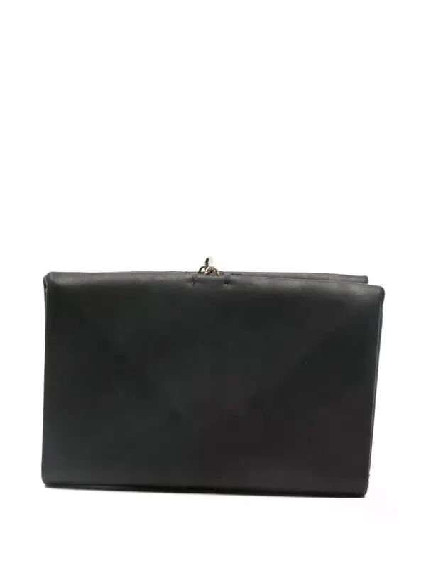MA+ Leather Flap Cardholder - Black