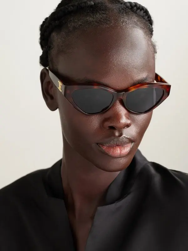 Celine Triomphe Cat-Eye Sunglasses - Brown | Editorialist