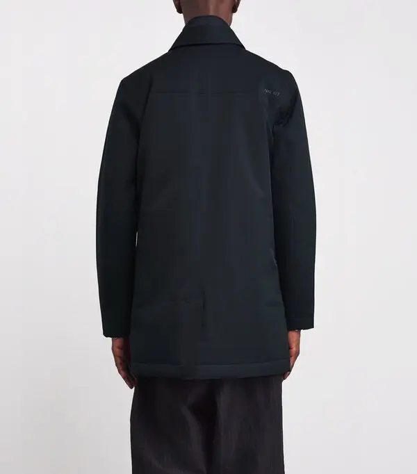 NN.07 Blake Technical Twill Coat - Navy