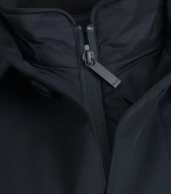 NN.07 Blake Technical Twill Coat - Navy