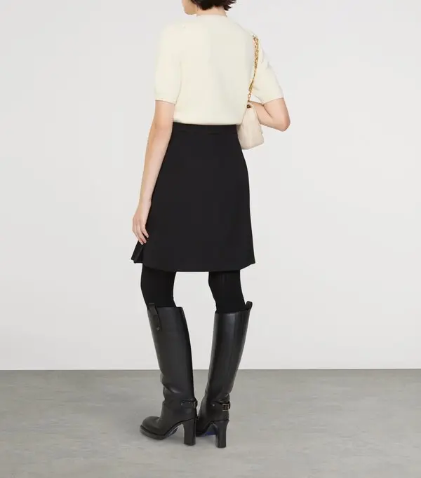 Burberry Pleated Mini Skirt