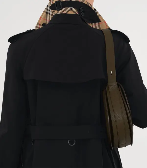Burberry Long Waterloo Heritage Trench Coat - Black