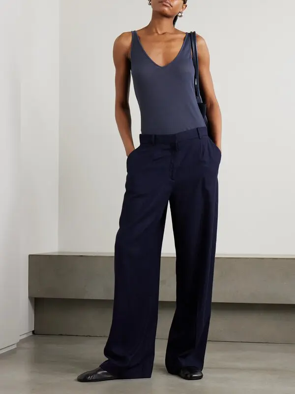 SKIMS V-neck Ribbed Jersey Tank