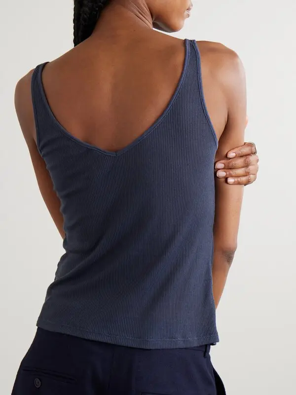 SKIMS V-neck Ribbed Jersey Tank