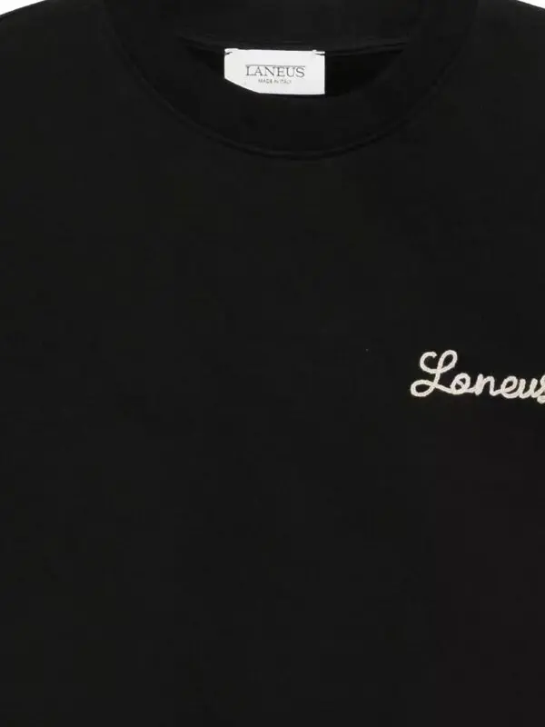 LANEUS Logo-embroidered Sweatshirt
