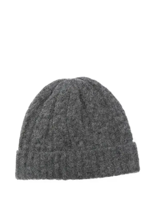 Herno Cable-knit Beanie