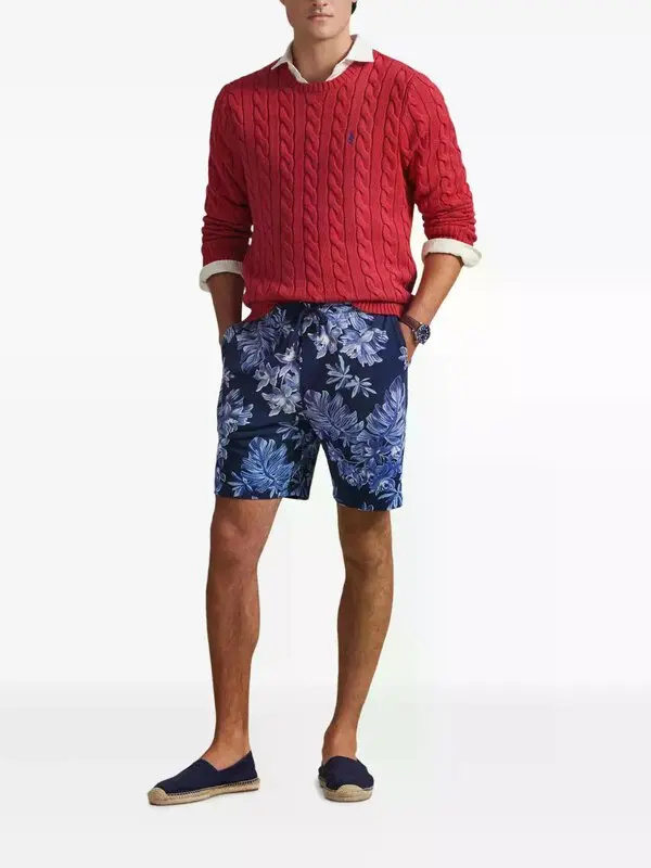 Polo Ralph Lauren Cable-knit Cotton Sweater - Red