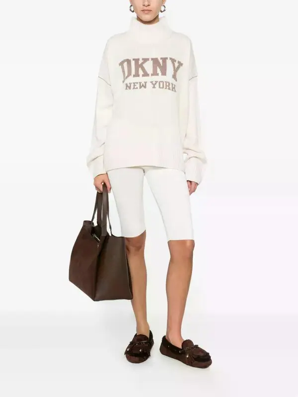 Dkny Logo-intarsia Jumper