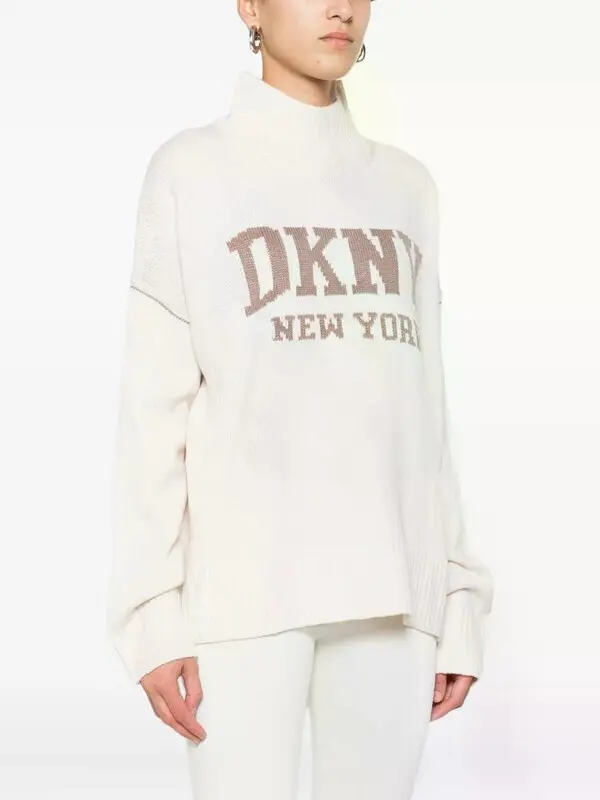 Dkny Logo-intarsia Jumper
