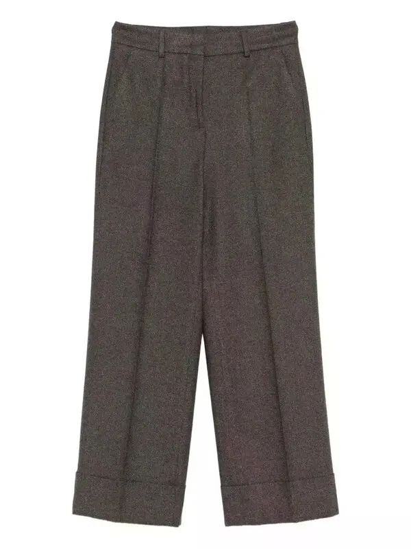 Incotex Pleated Turn-up Trousers