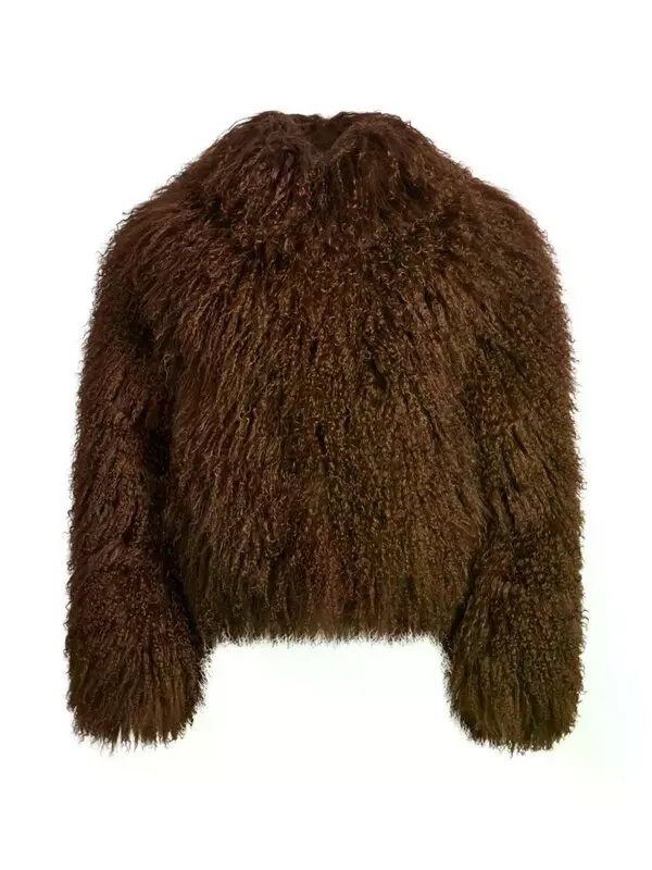 DUCIE Rochelle Shearling Jacket - Brown