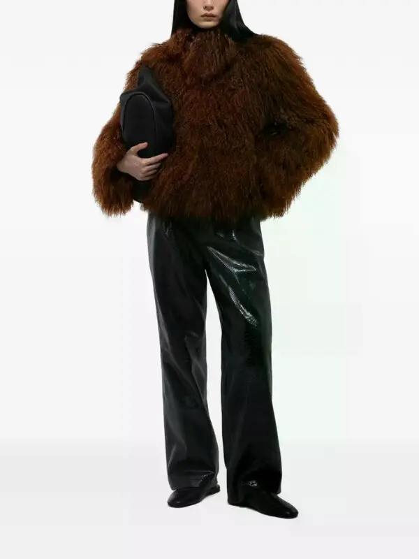 DUCIE Rochelle Shearling Jacket - Brown