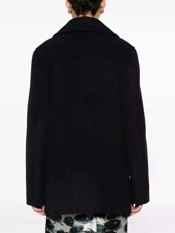 MANUEL RITZ Double-breasted Wool-blend Coat