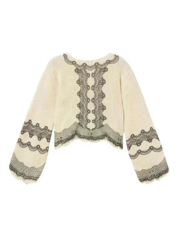 TWINSET Patterned Knit Top