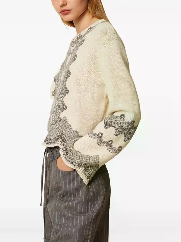 TWINSET Patterned Knit Top