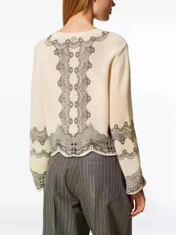 TWINSET Patterned Knit Top