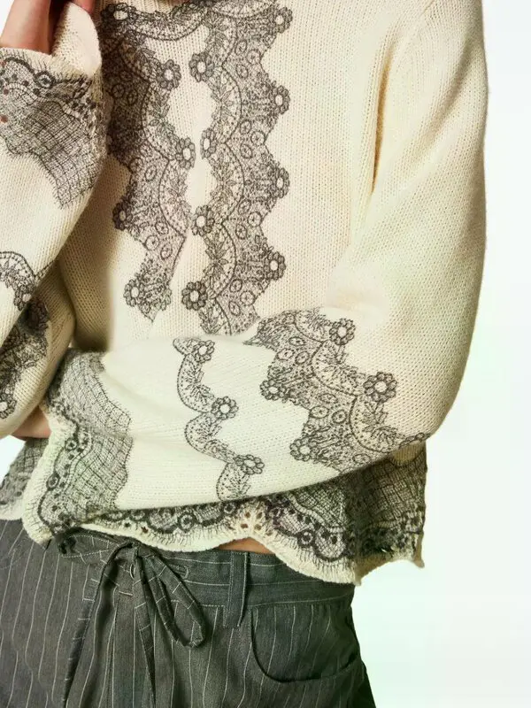TWINSET Patterned Knit Top