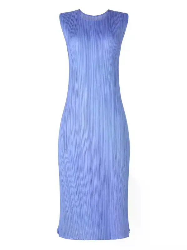 Issey Miyake Plissé-effect Midi Dress