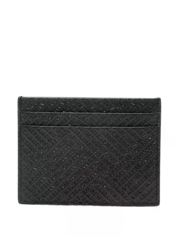 Armani Exchange Embossed Wallet - Black