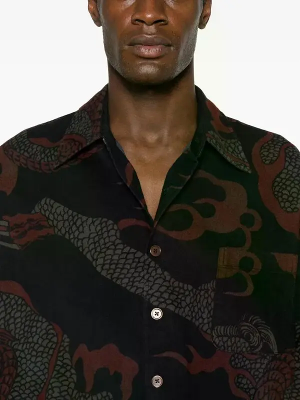 Our Legacy Dragon-print Shirt