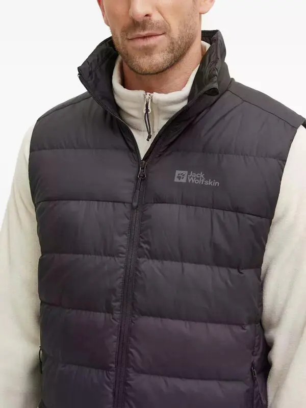 JACK WOLFSKIN Quilted Gilet With Logo