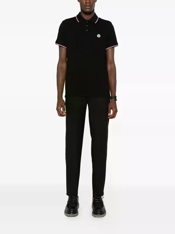 Moncler Logo-patch Polo Shirt