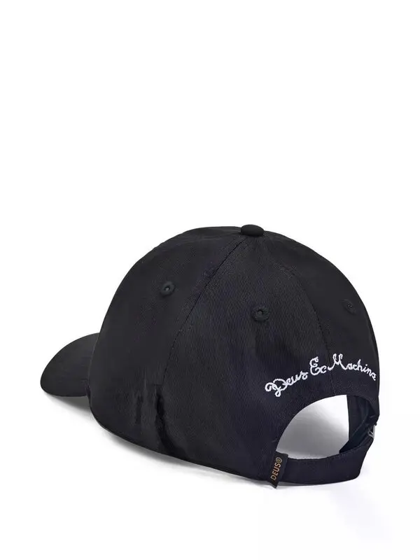 Deus Ex Machina Logo-patch Cap - Black