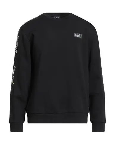EA7 Cotton-blend Fleece Sweatshirt - Black