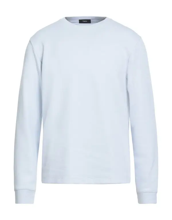 Theory Sweatshirt In Cotton, Polyester, And Elastane - Blue