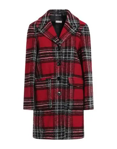 LIU •JO Tartan Wool Blend Coat