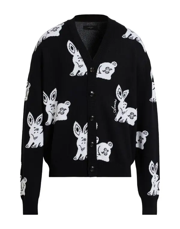 Amiri Jacquard-knit Cardigan