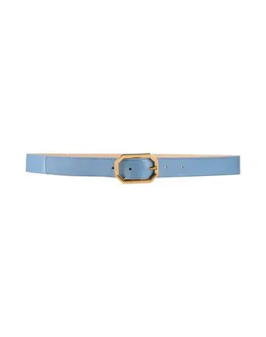 Emporio Armani Belt With Brand Logo - Blue