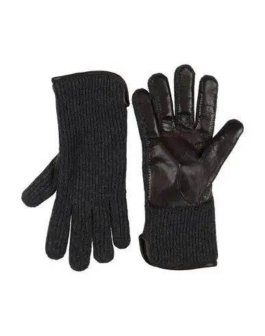 Agnona Cashmere And Lambskin Gloves - Blue