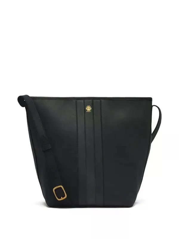 Bally Crest-detail Leather Bucket Bag