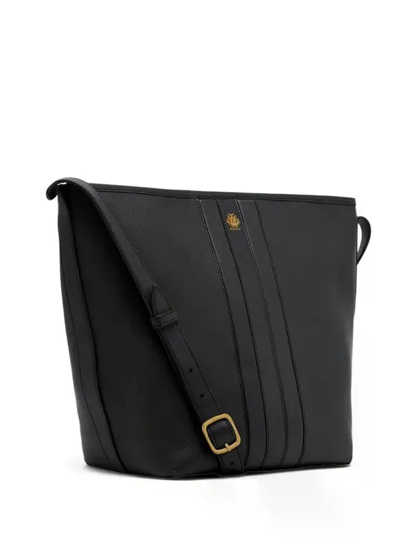 Bally Crest-detail Leather Bucket Bag